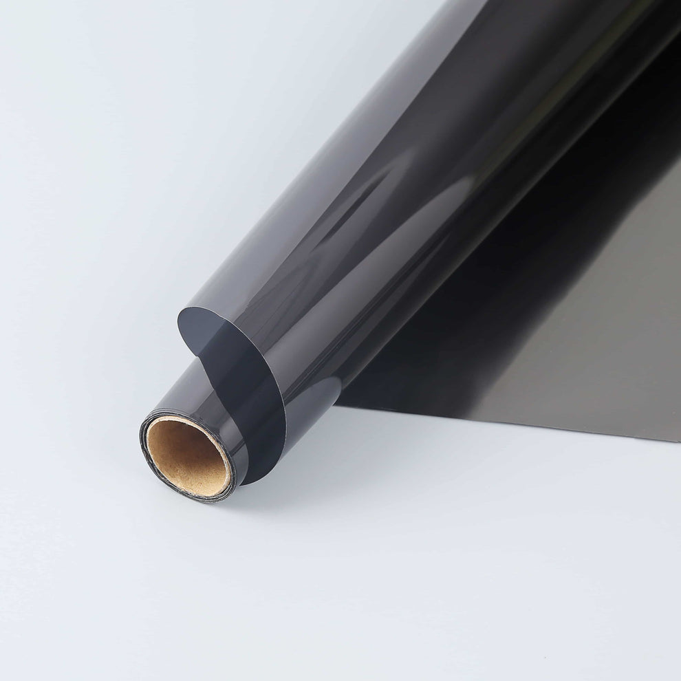 Black Silver Solar Control Window Film | Heat & UV Blocking Static ...