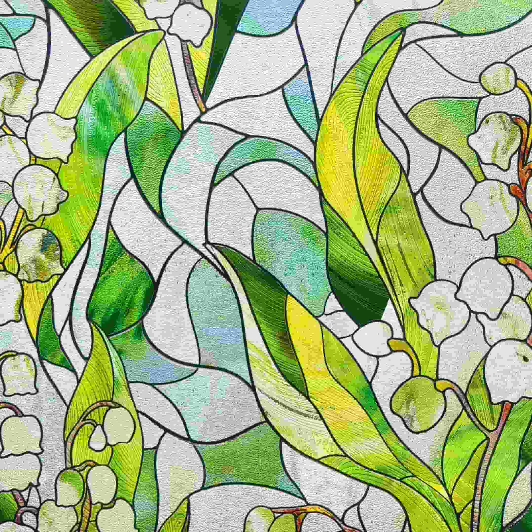 Stained Glass Window Film for Privacy & Decor | Colorful Light Effects ...