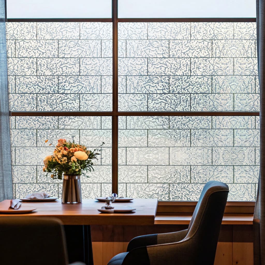 Moon Scar 3D Stained Glass Window Film | Static Cling Decorative Window ...